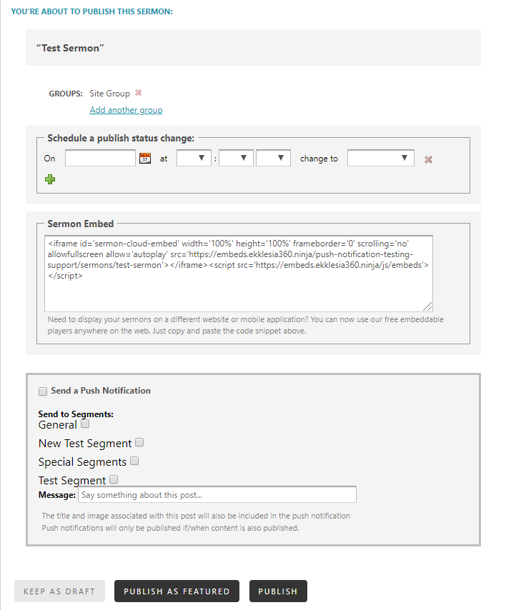 Creating and Sending Push Notifications | Notifications